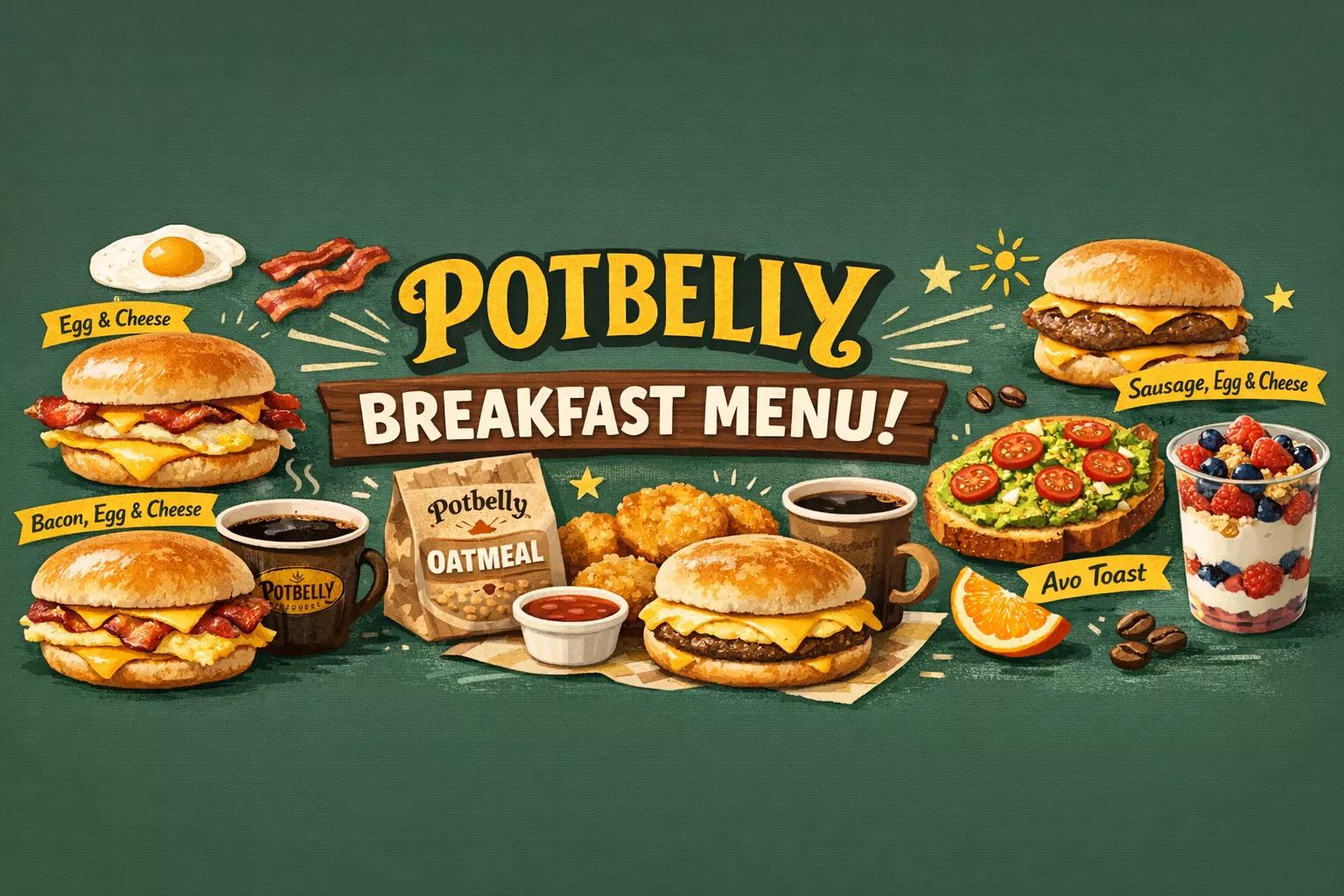 Potbelly Breakfast Menu (Updated 2026)
